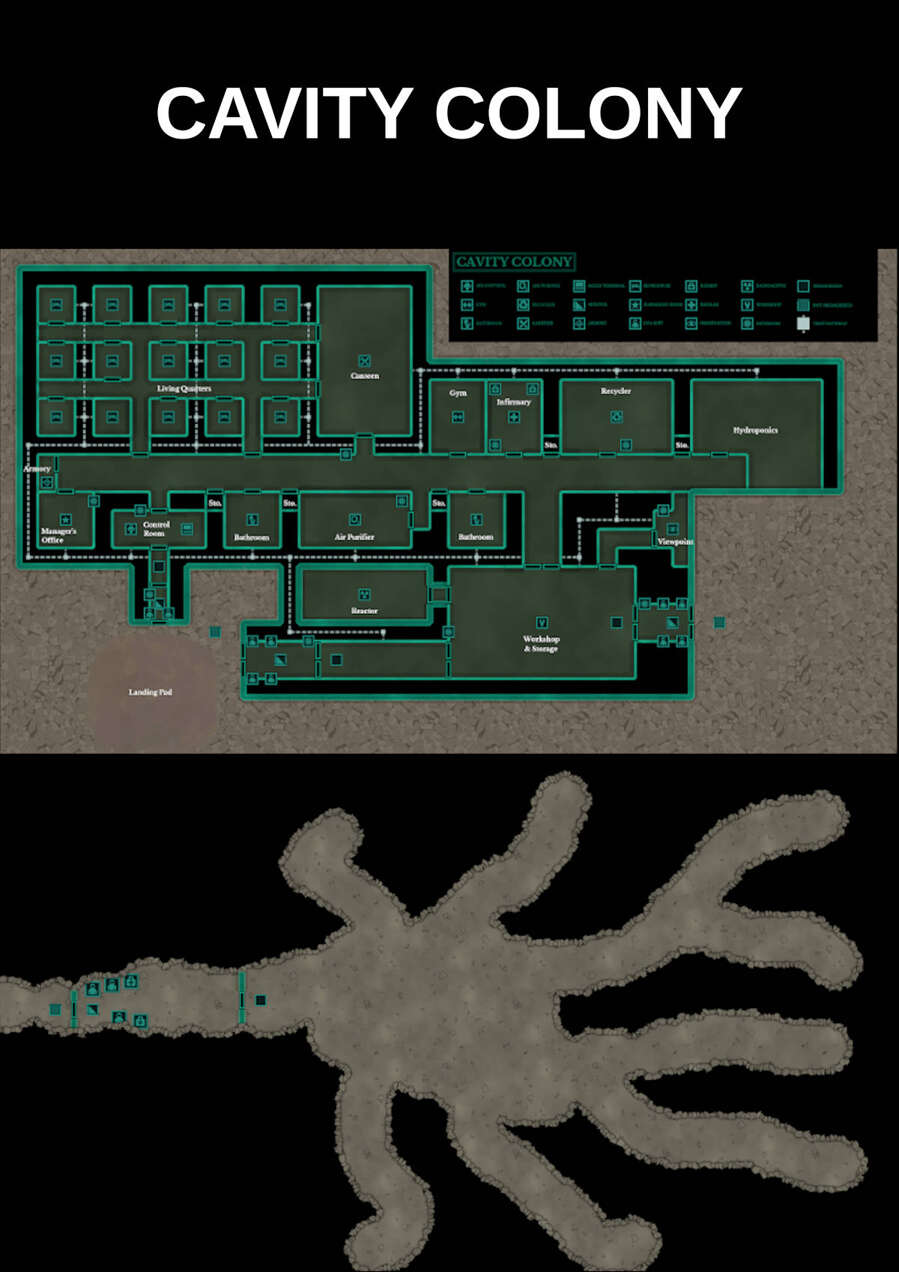 Cavity Colony - RPG Marshal | Science-Fiction | DriveThruRPG
