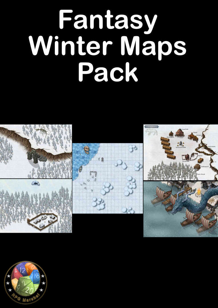 Fantasy Winter Maps Pack - RPG Marshal | Fantasy | DriveThruRPG