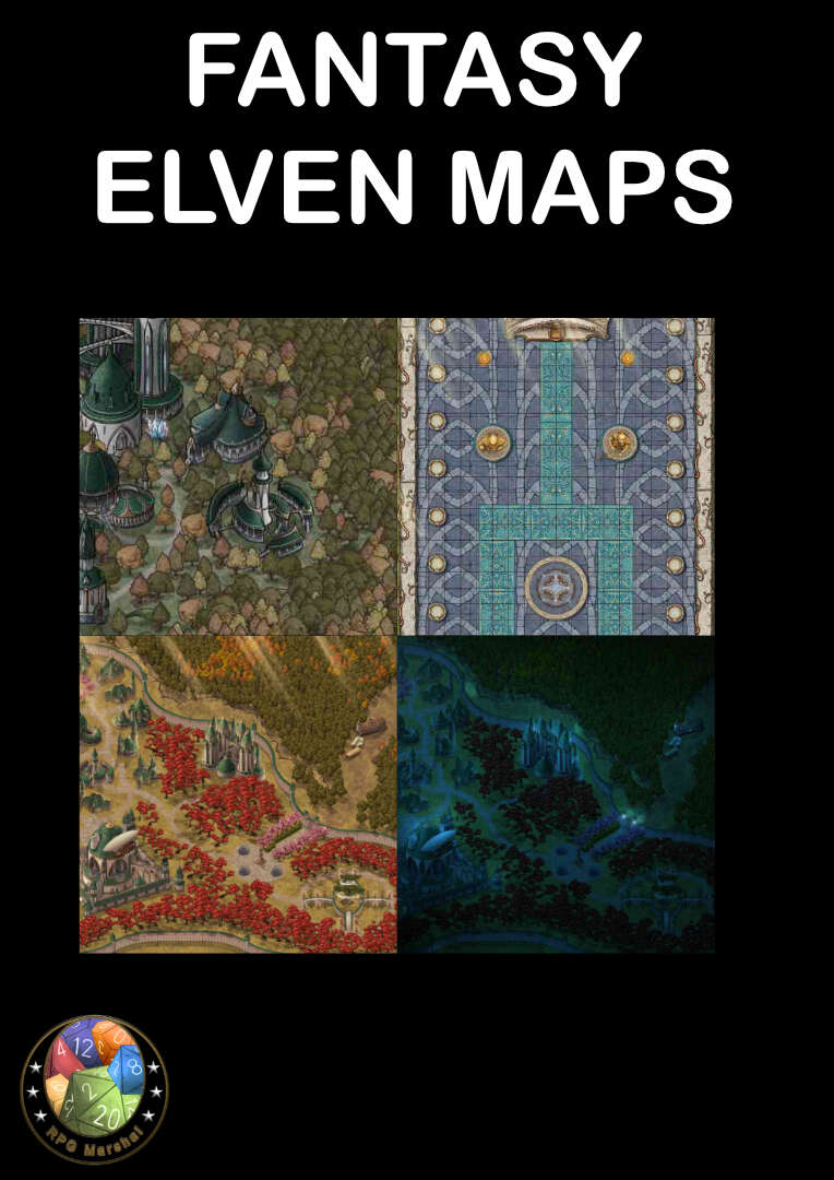 Fantasy Elven Maps Pack - RPG Marshal | Fantasy | DriveThruRPG