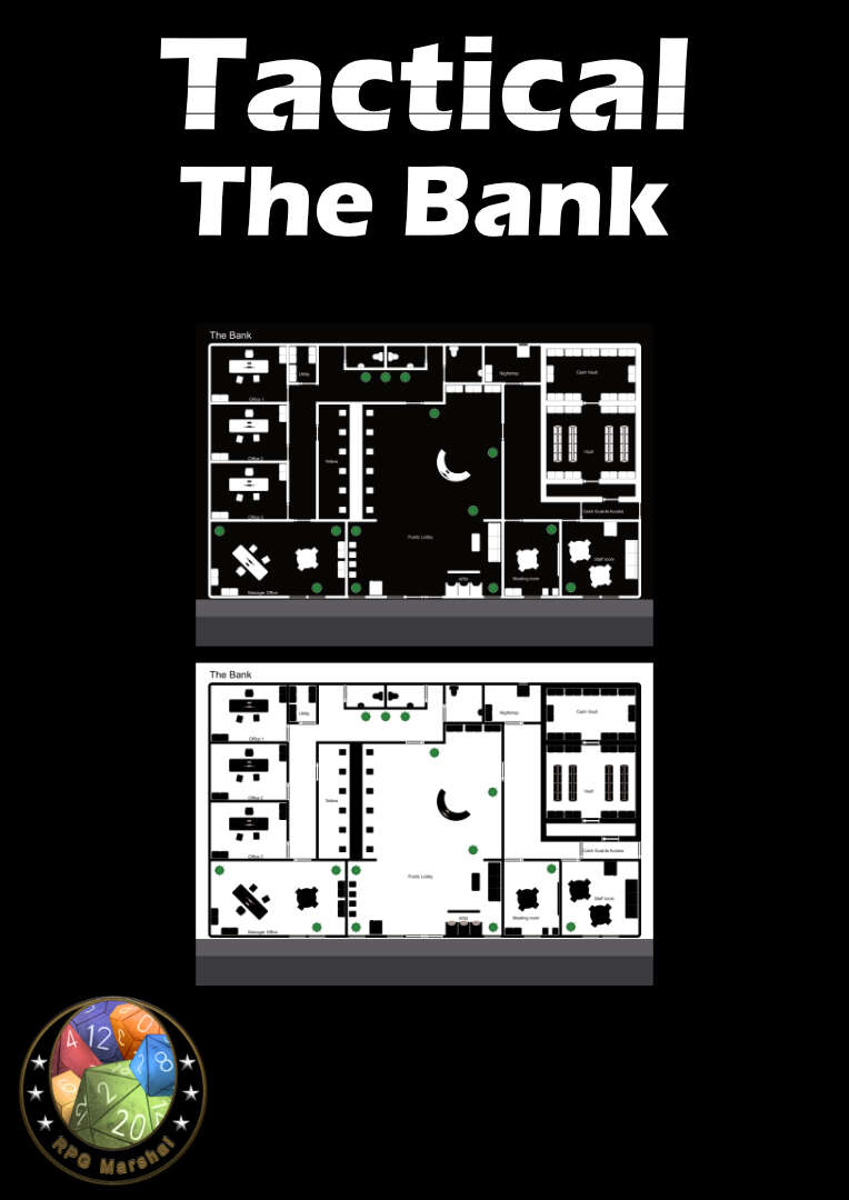 Tactical - The Bank - RPG Marshal | Tactical | Bada$$ | DriveThruRPG