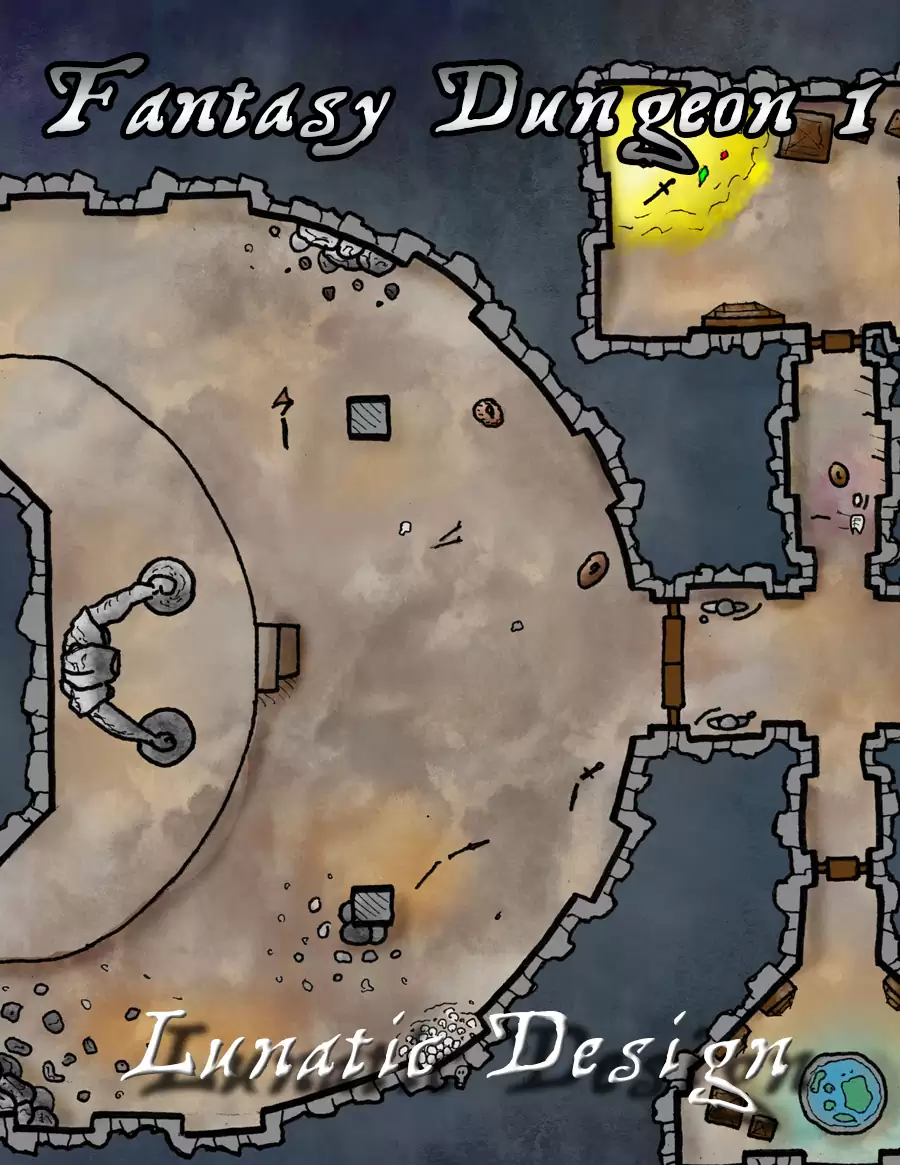 Fantasy Map Series 1 - Lunatic Design | DriveThruRPG