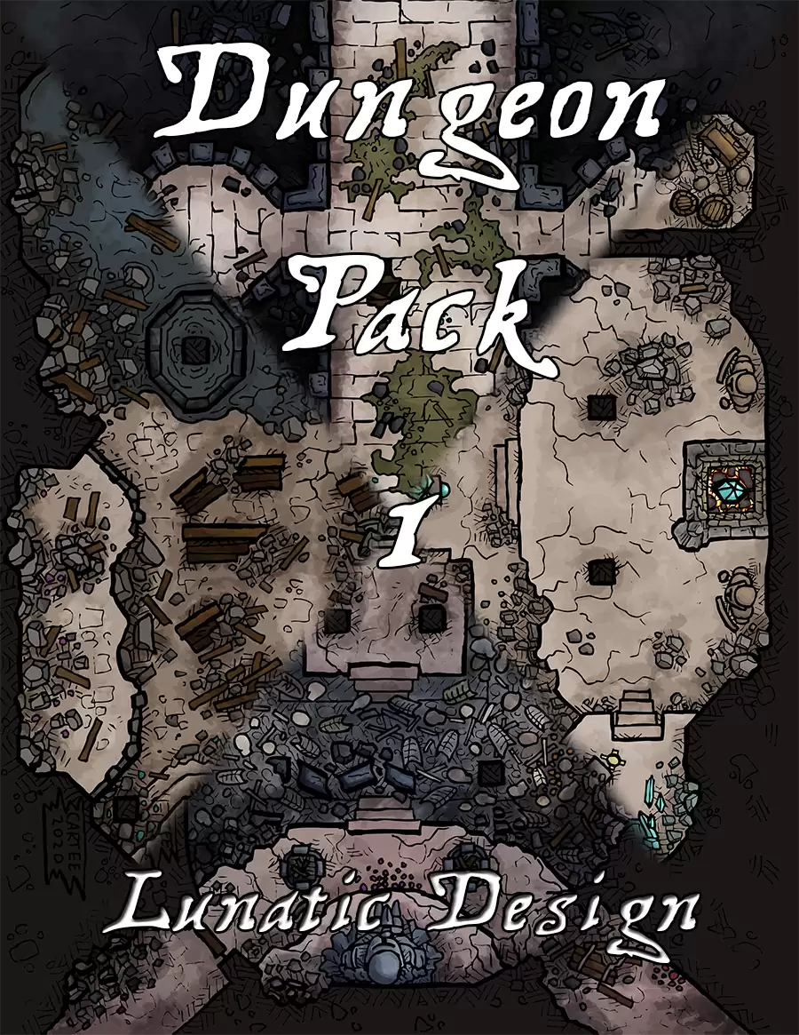 Dungeon Pack 1 - Lunatic Design | DriveThruRPG