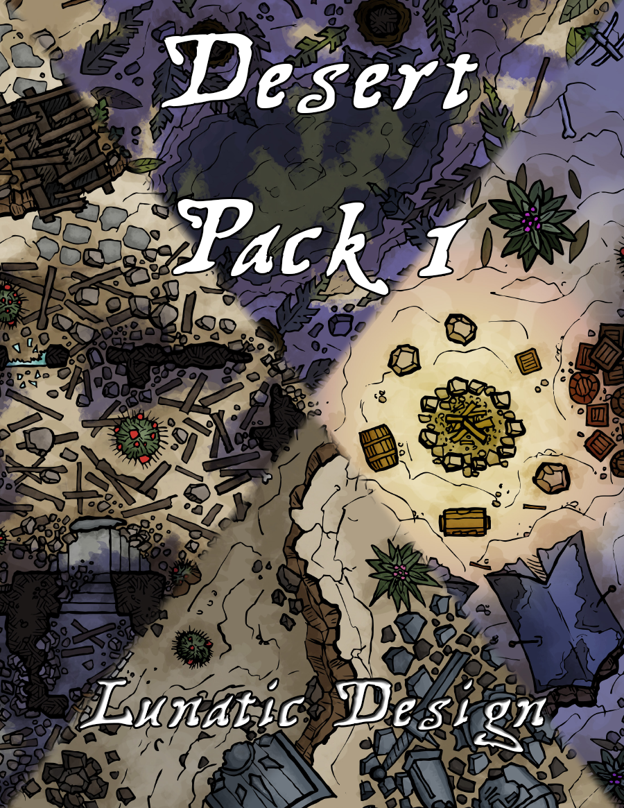 Desert Pack 1 - Lunatic Design | DriveThruRPG