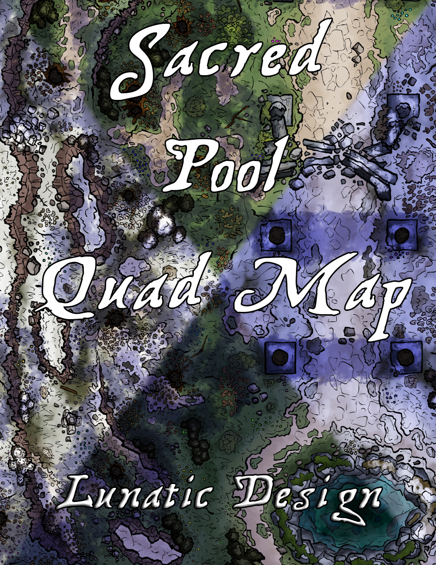A Sacred Pool - Lunatic Design | DriveThruRPG