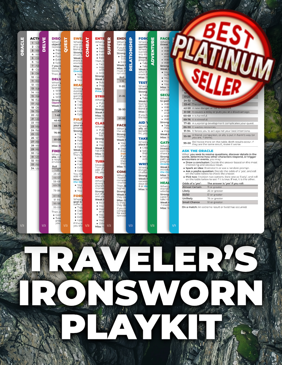 Traveler's Ironsworn: DIY Edition - Terribly Beautiful | DriveThruRPG