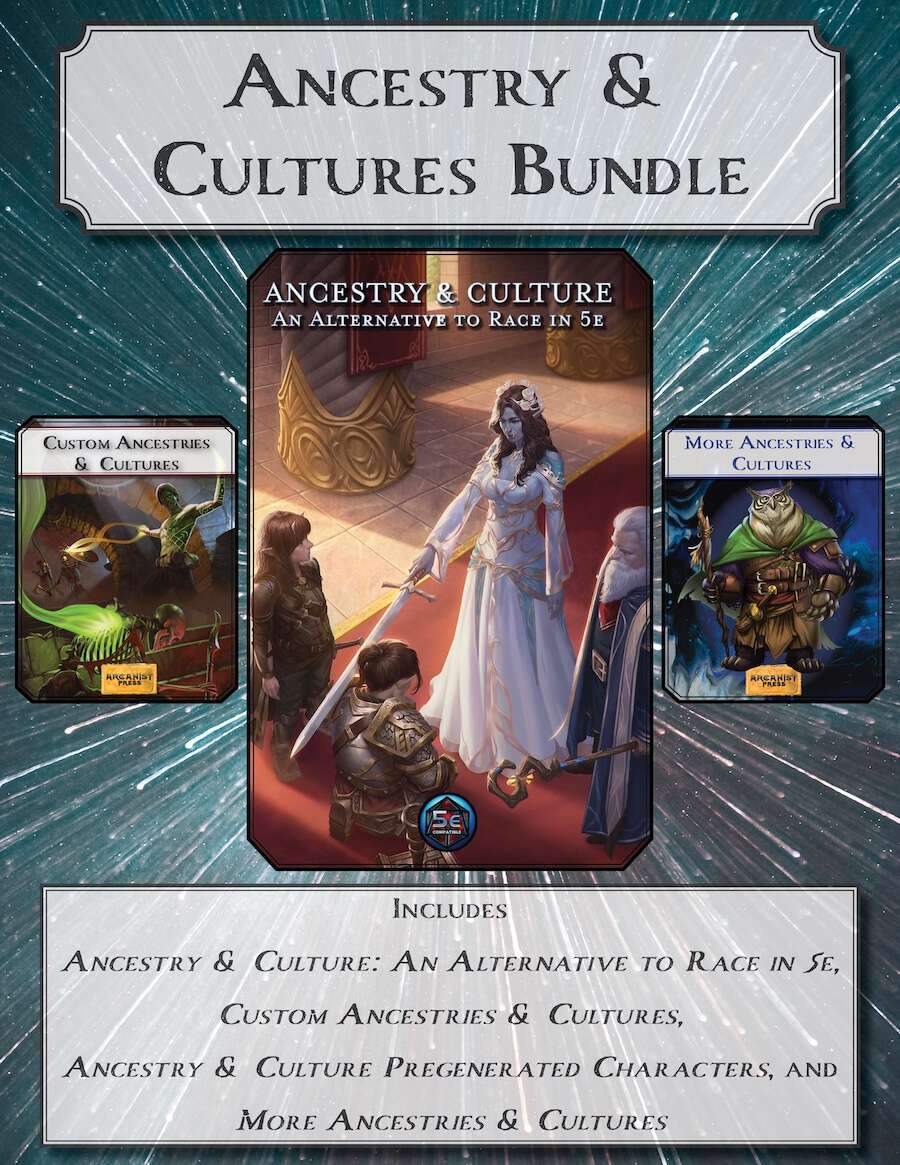 Ancestry & Cultures Bundle [BUNDLE] - Arcanist Press | DriveThruRPG