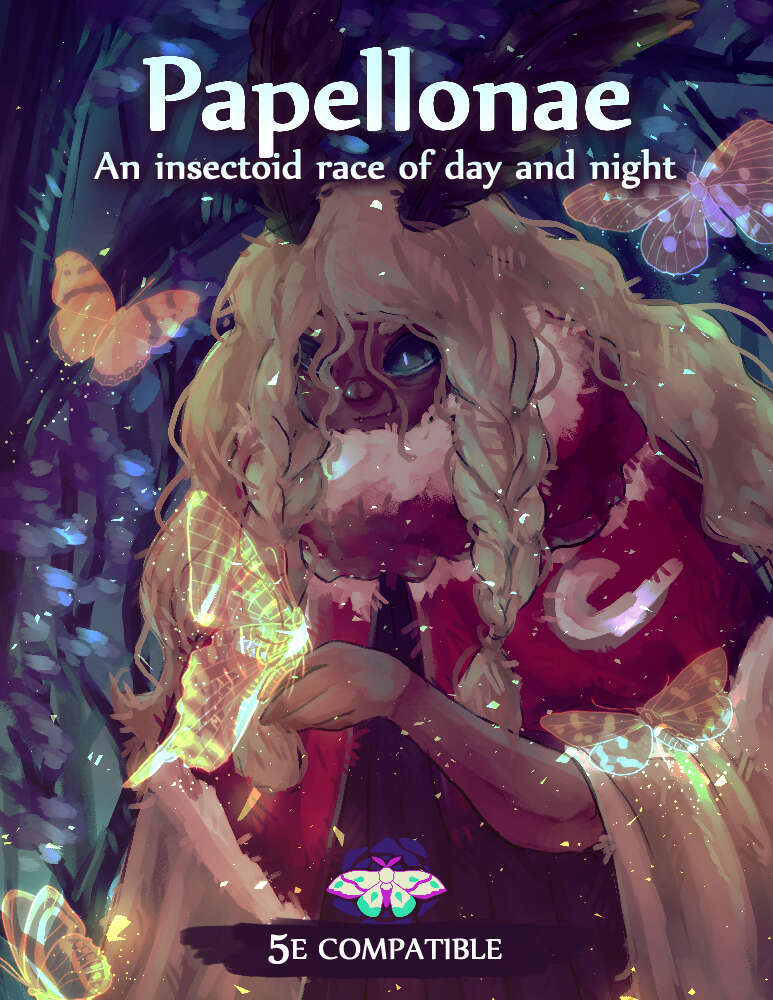 Papellonae - An Insectoid Race of Day and Night (5e) - Roselysium | 5e ...