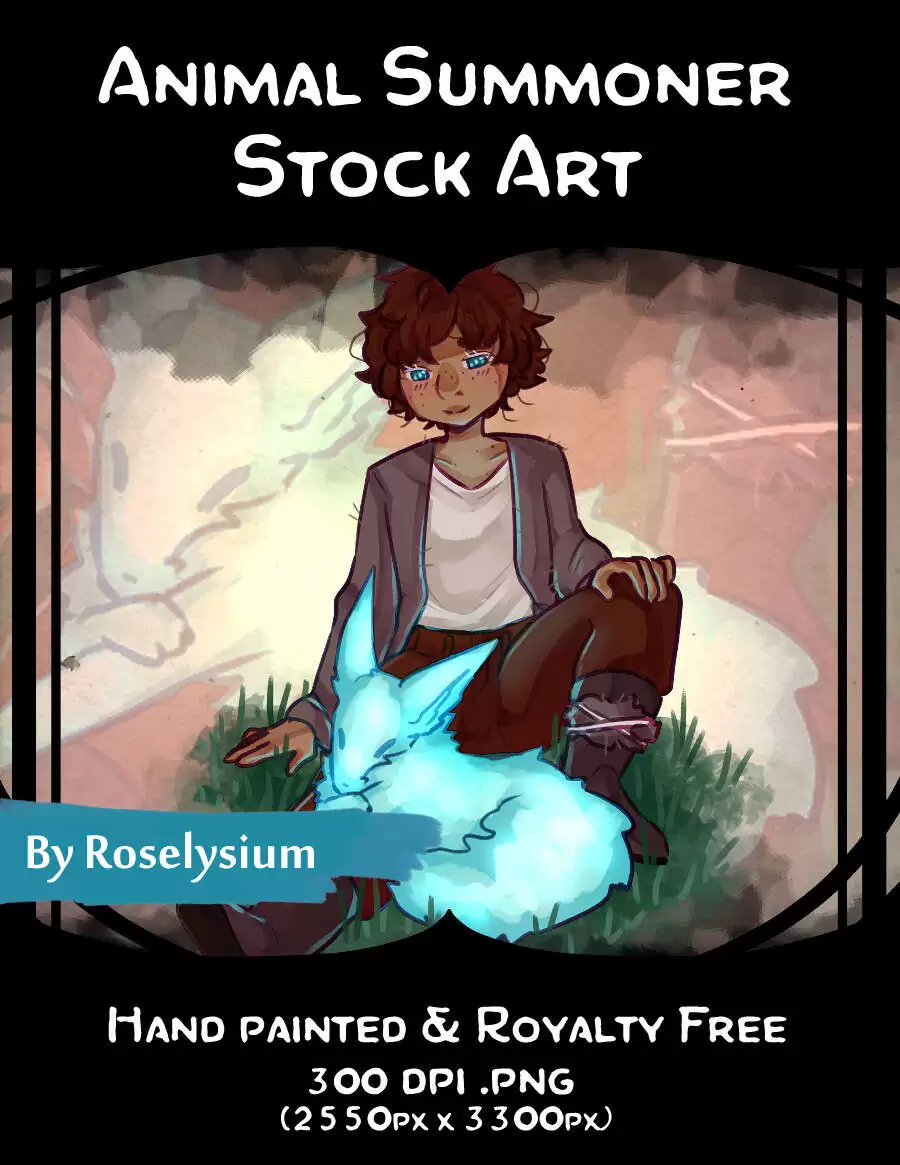 Animal Summoner - Stock Art - Roselysium | Stock Art - Creatures ...