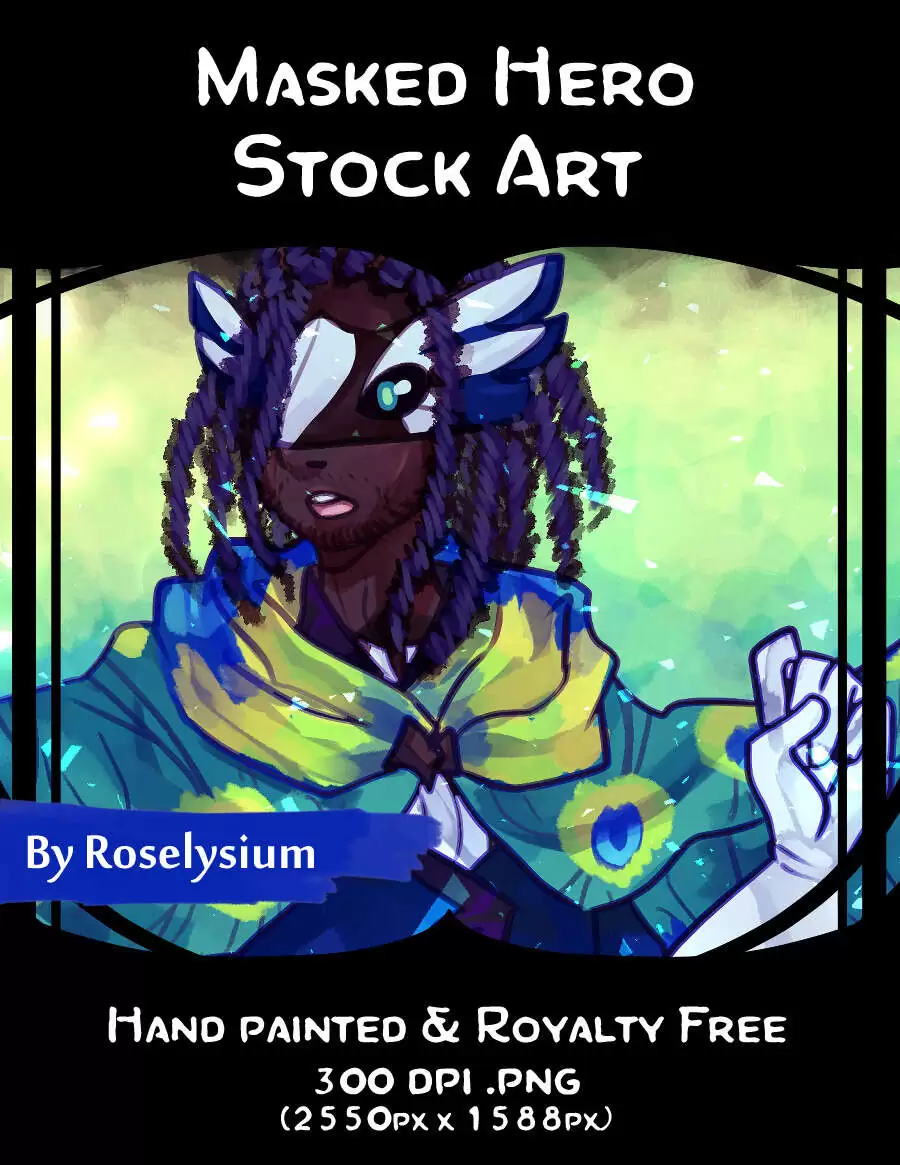 Masked Hero - Stock Art - Roselysium | Stock Art - Creatures & People ...