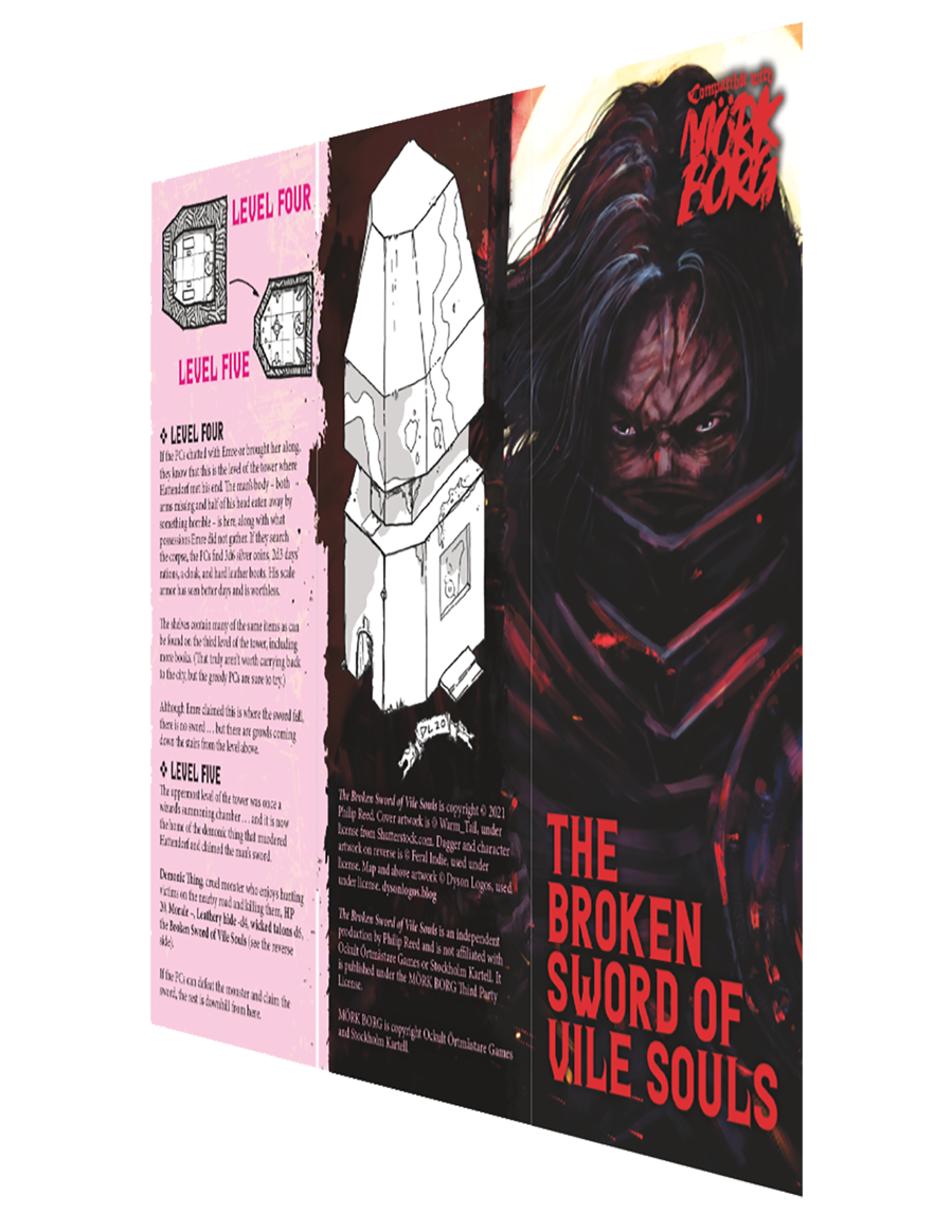 The Broken Sword of Vile Souls, A Third-Party Mörk Borg Brochure ...