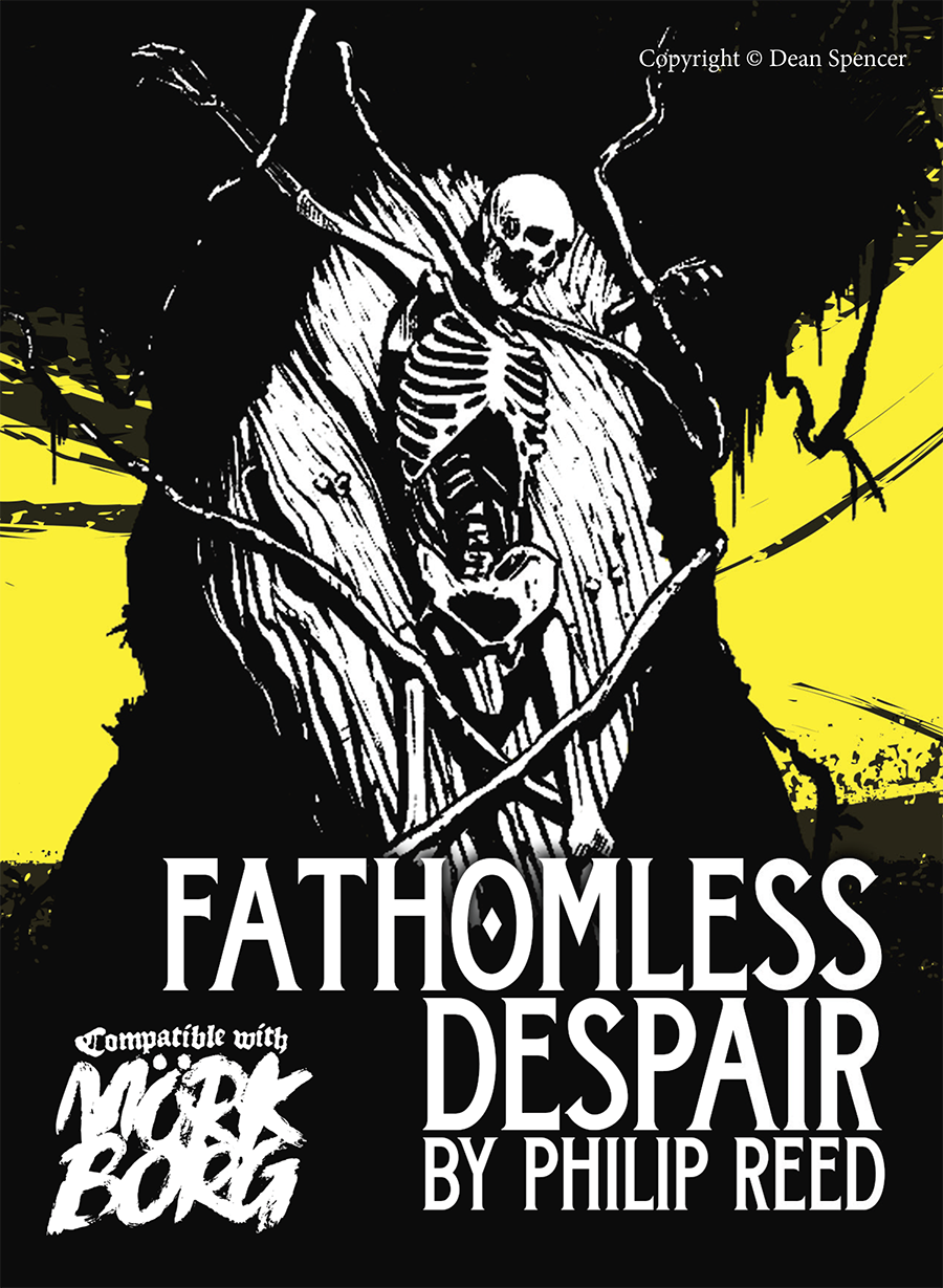 Fathomless Despair, A Third-Party Mörk Borg Poster - Philip Reed Games ...