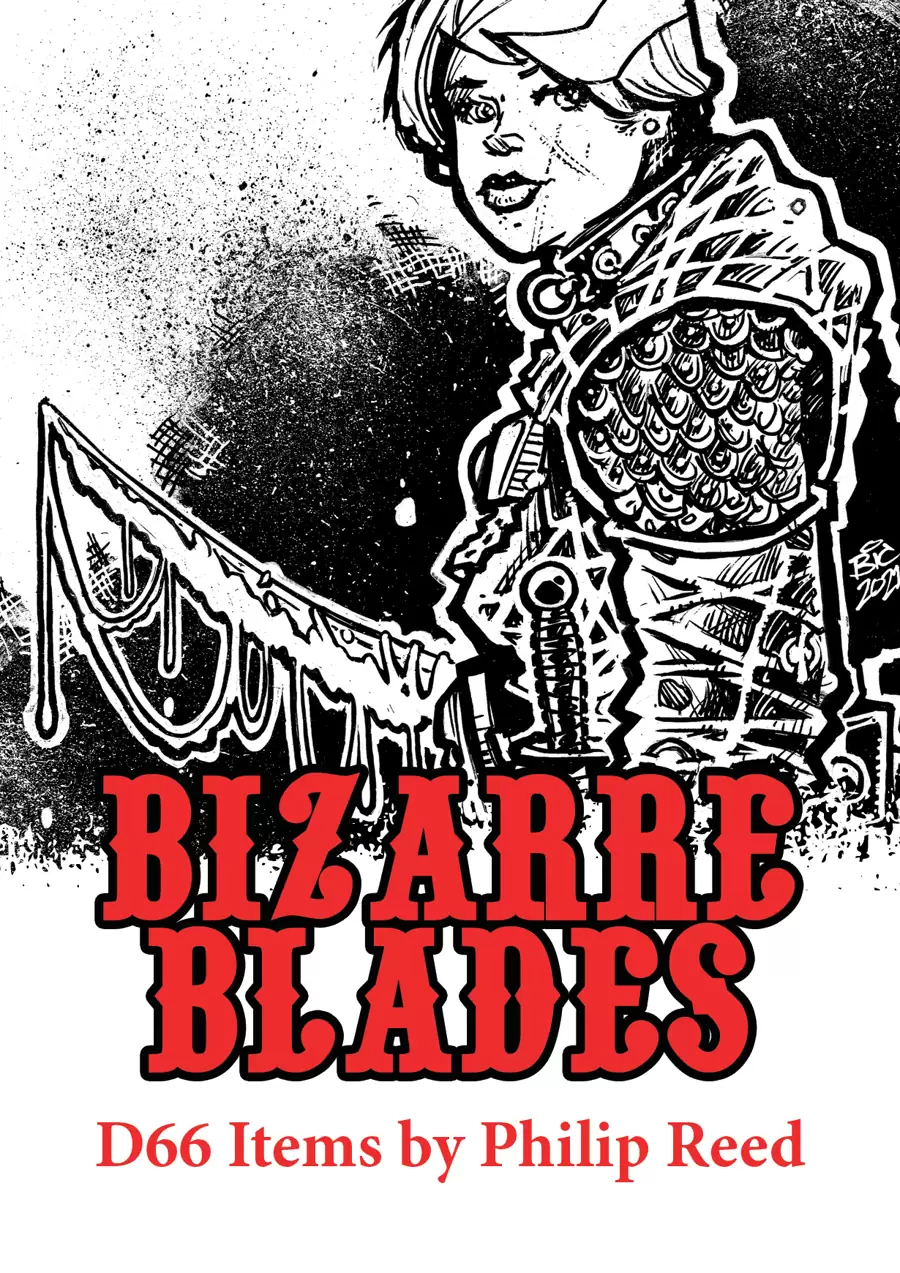 Bizarre Blades, D66 Items by Philip Reed - Philip Reed Games | DriveThruRPG