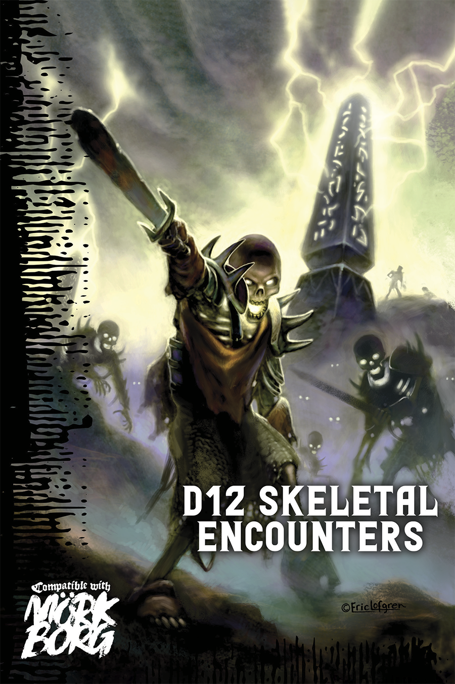 D12 Skeletal Encounters, A Third-Party Mörk Borg Folder - Philip Reed ...