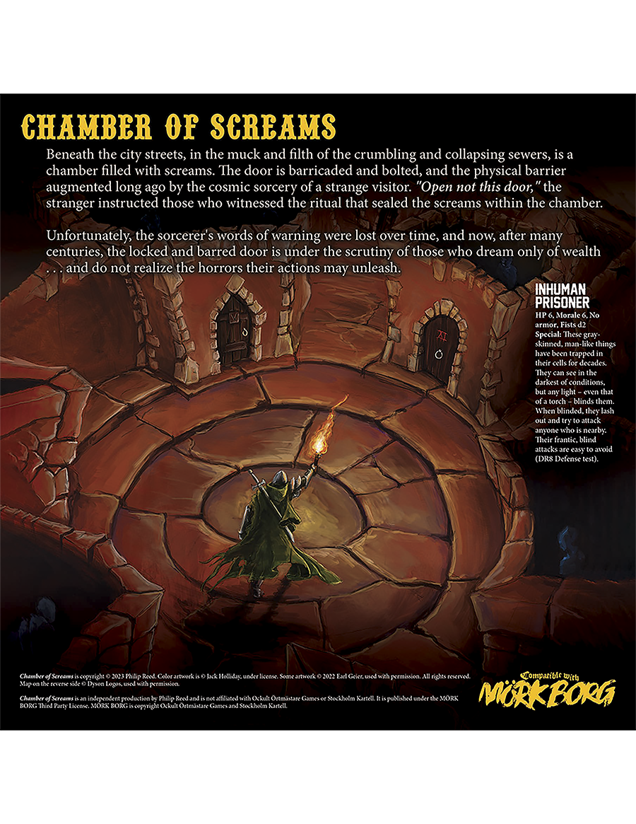 Chamber of Screams and More, A Third-Party Mörk Borg Work by Philip ...