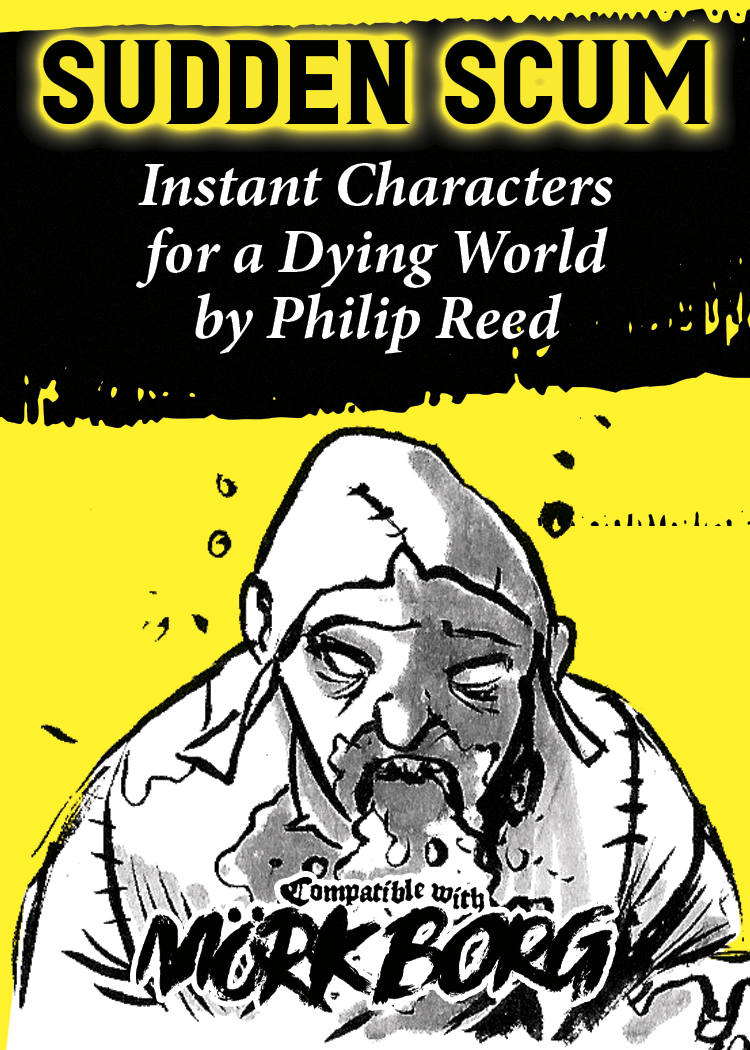 Sudden Scum, A Third-Party Mörk Borg Card Deck - Philip Reed Games ...