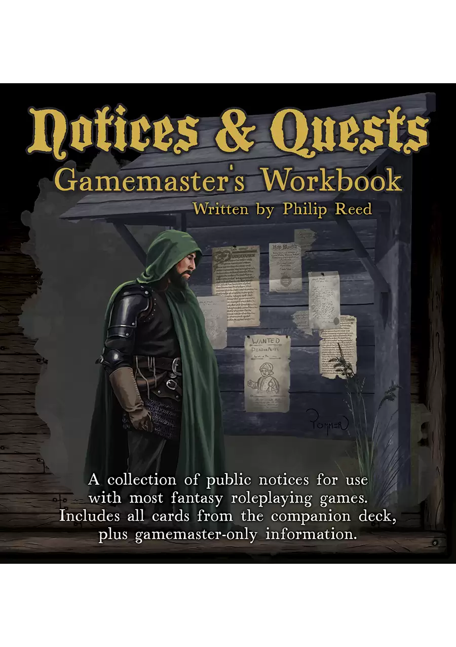 Notices & Quests, Gamemaster's Workbook, Systemless Fantasy RPG Support ...
