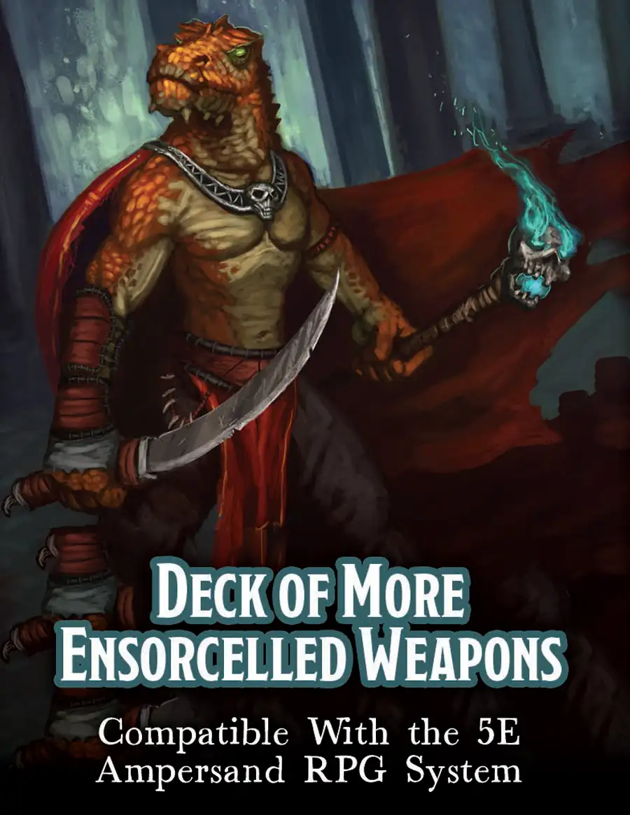 Deck of More Ensorcelled Weapons, For Use With 5E Ampersand Campaigns ...