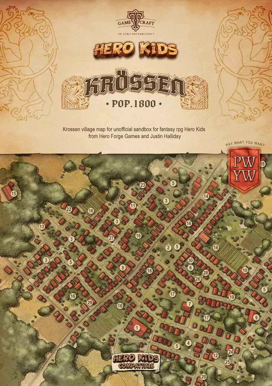 Krossen map for Hero kids - Tony's gamecraft | Tony's gamecraft ...