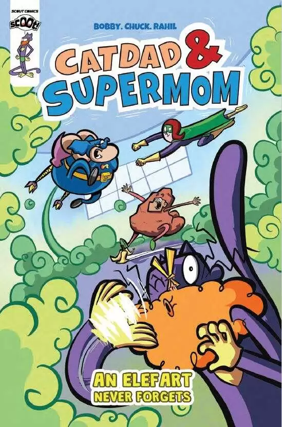 Catdad & Supermom: An Elefart Never Forgets - Scout Comics and Entertainment | DriveThruRPG