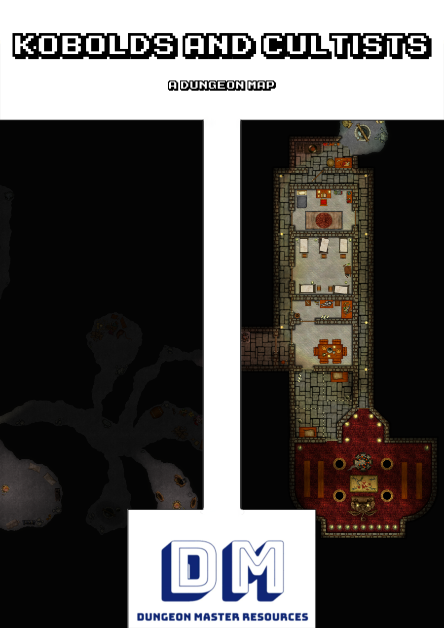 Kobolds and Cultists - A Dungeon Map incl. Realm Works file ...
