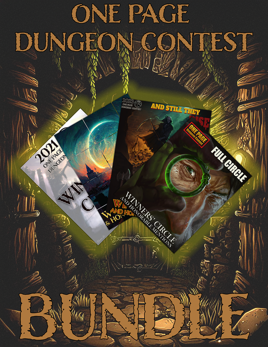 One Page Dungeon Contest Bundle [BUNDLE] - Spiel Knights | One Page ...