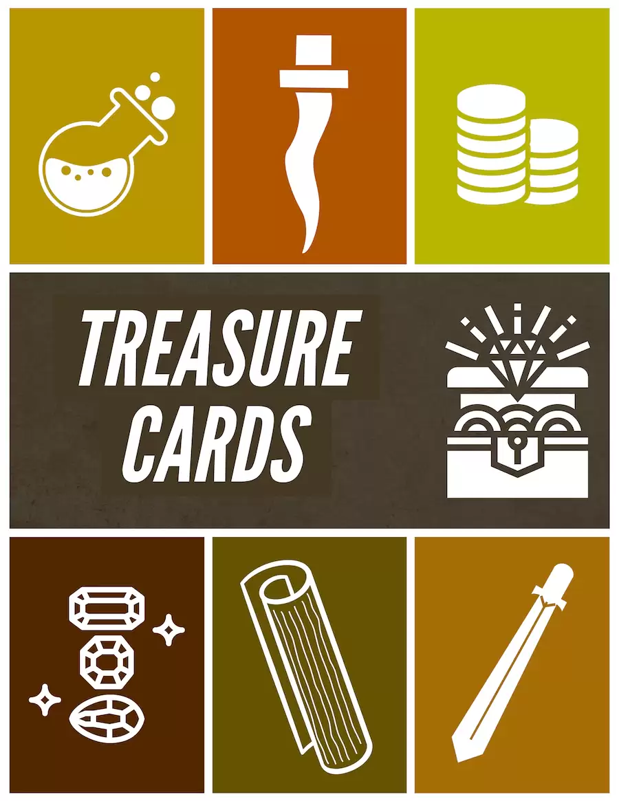 Treasure Cards - TableTop Tinker | DriveThruRPG