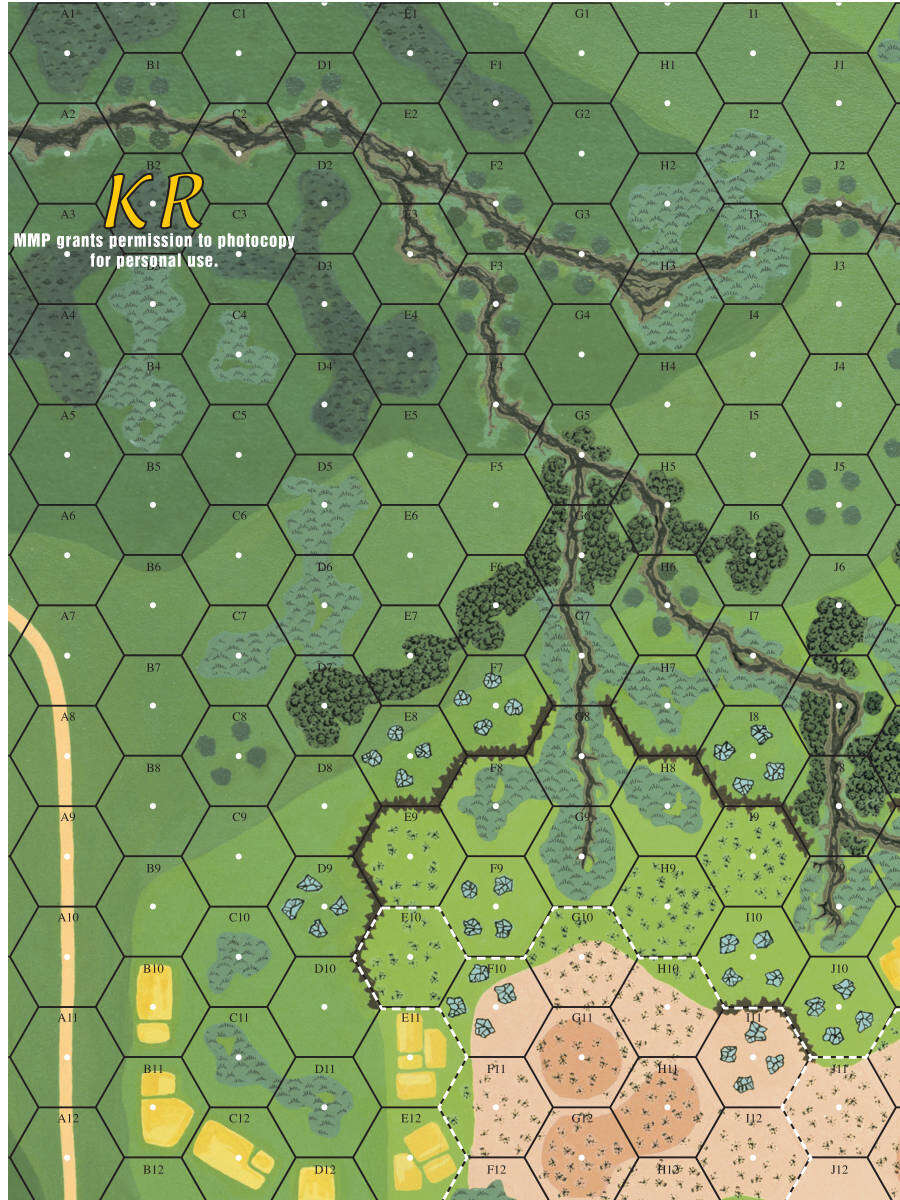 Kakazu Ridge HASL Map - Multi-Man Publishing | DriveThruRPG