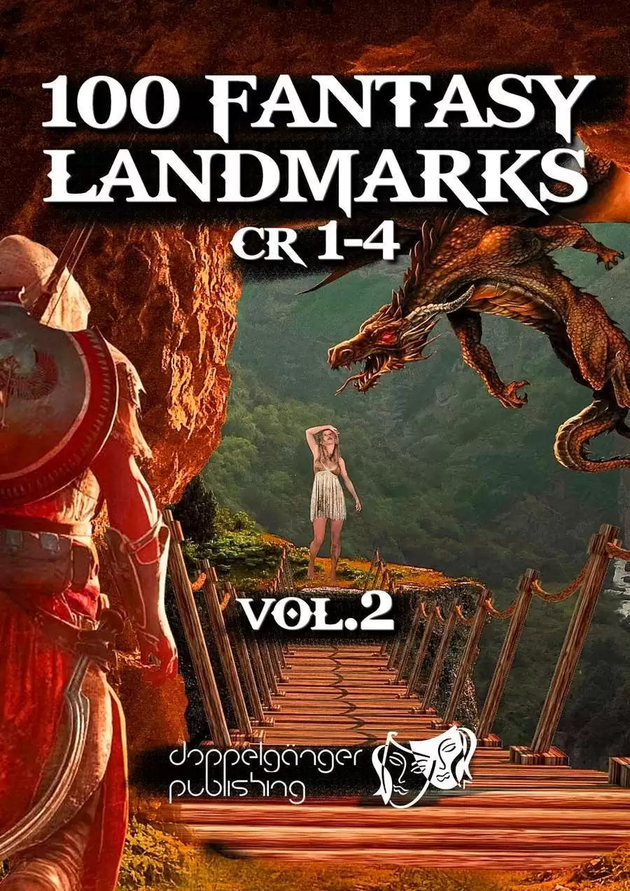 100 Fantasy Landmarks Template CR1to4 v2 - Doppelgänger Publishing | Fantasy | DriveThruRPG