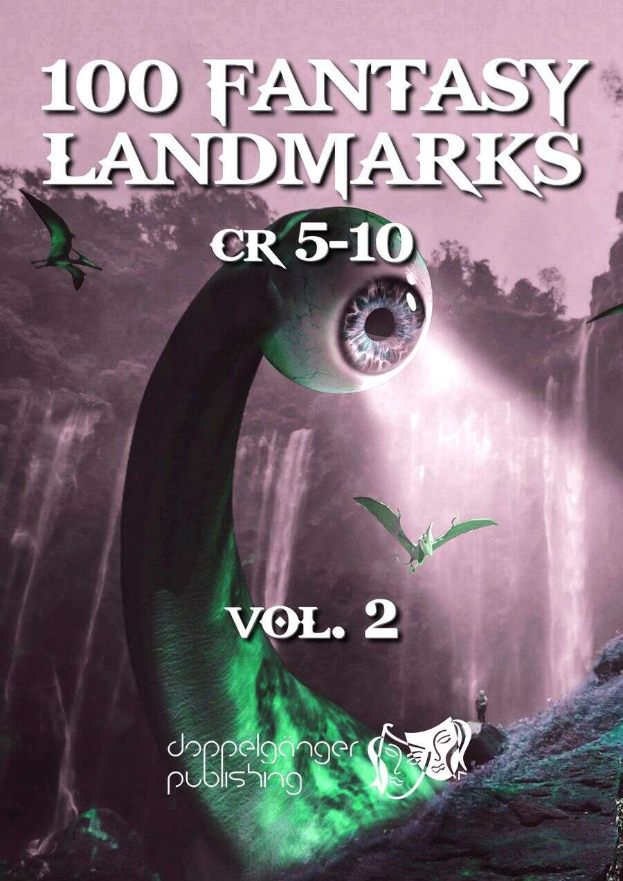 100 Fantasy Landmarks CR5to10 v2 - Doppelgänger Publishing | Fantasy | DriveThruRPG
