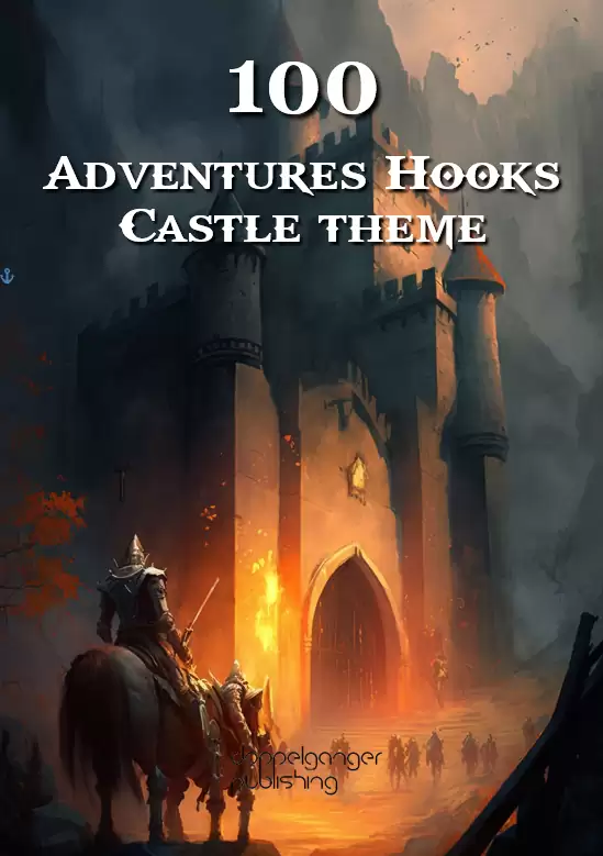 100 Adventures Hooks Castle Theme - Doppelgänger Publishing | Fantasy ...
