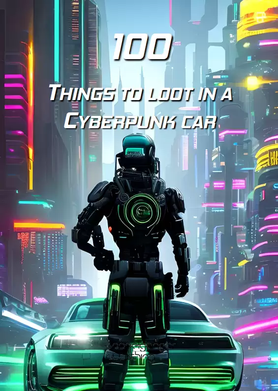 100 things to loot in a Cyberpunk car - Doppelgänger Publishing ...