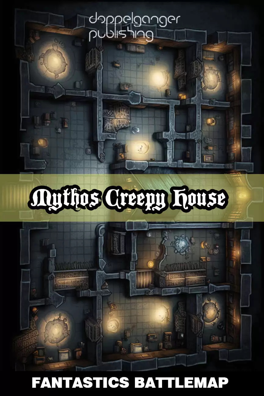 Mythos Creepy House - Horror Battlemap - Doppelgänger Publishing ...