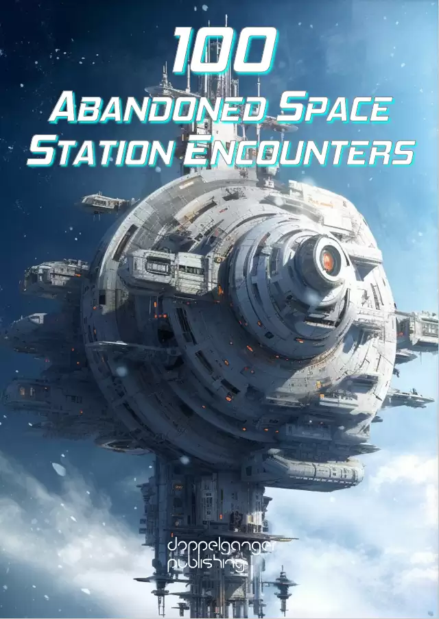 100 Abandoned Space Station Encounters - Doppelgänger Publishing | Space Opera | DriveThruRPG