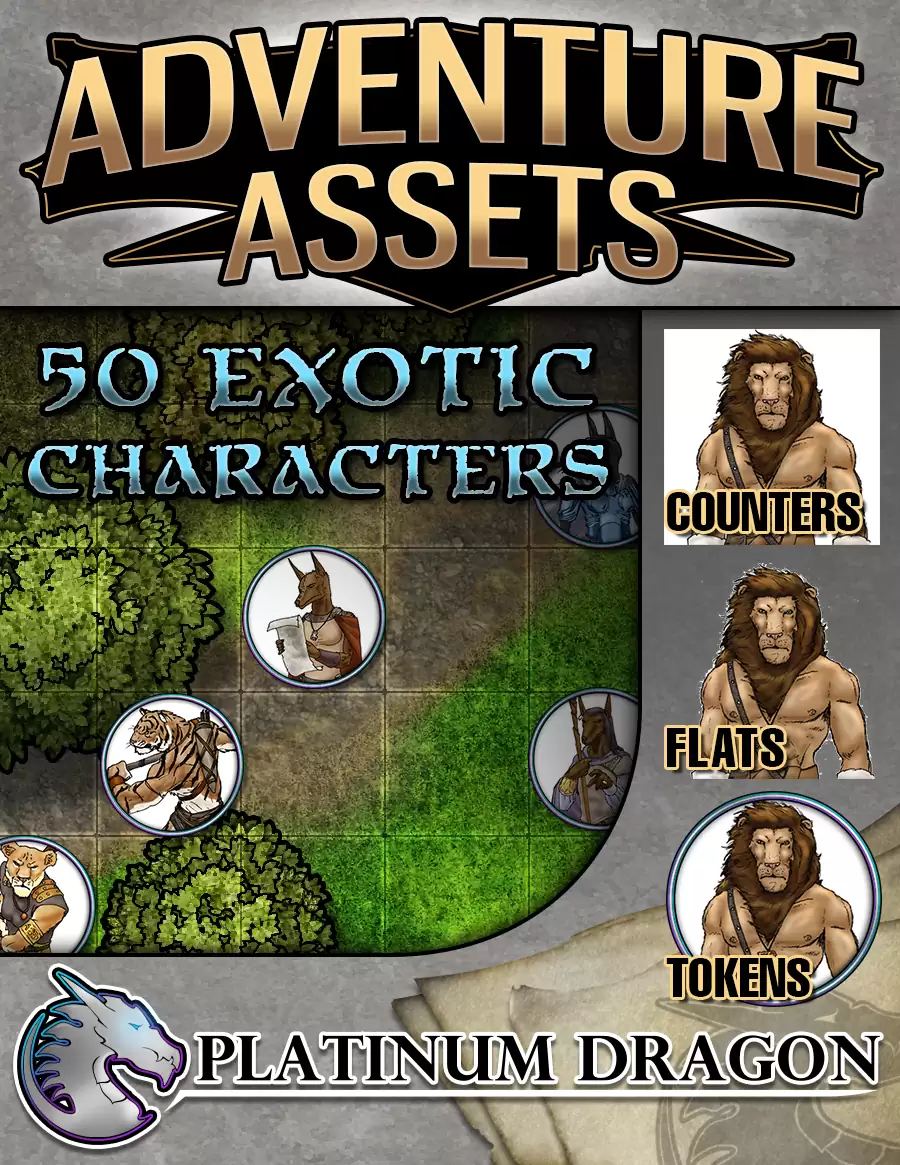 Adventure Assets - 50 Exotic Characters - Platinum Dragon Productions ...
