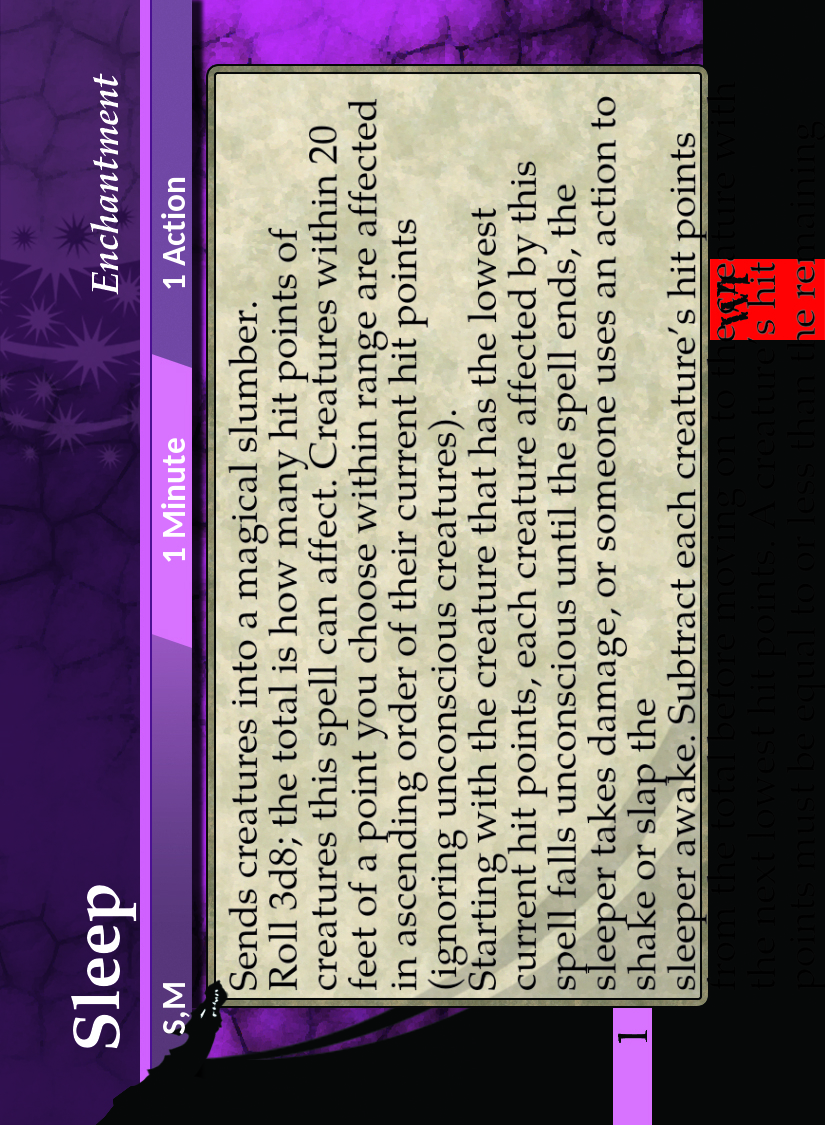 Sleep - Custom Card - Platinum Dragon Productions | 5E Community ...