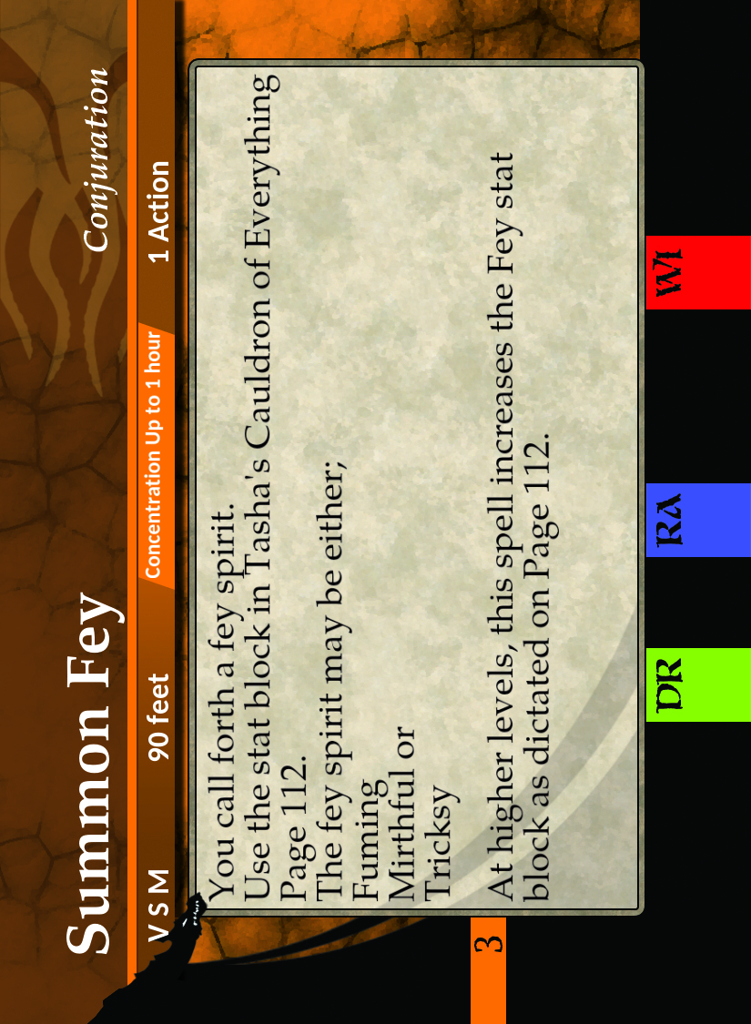 Summon Fey - Custom Card - Platinum Dragon Productions | 5E Community ...