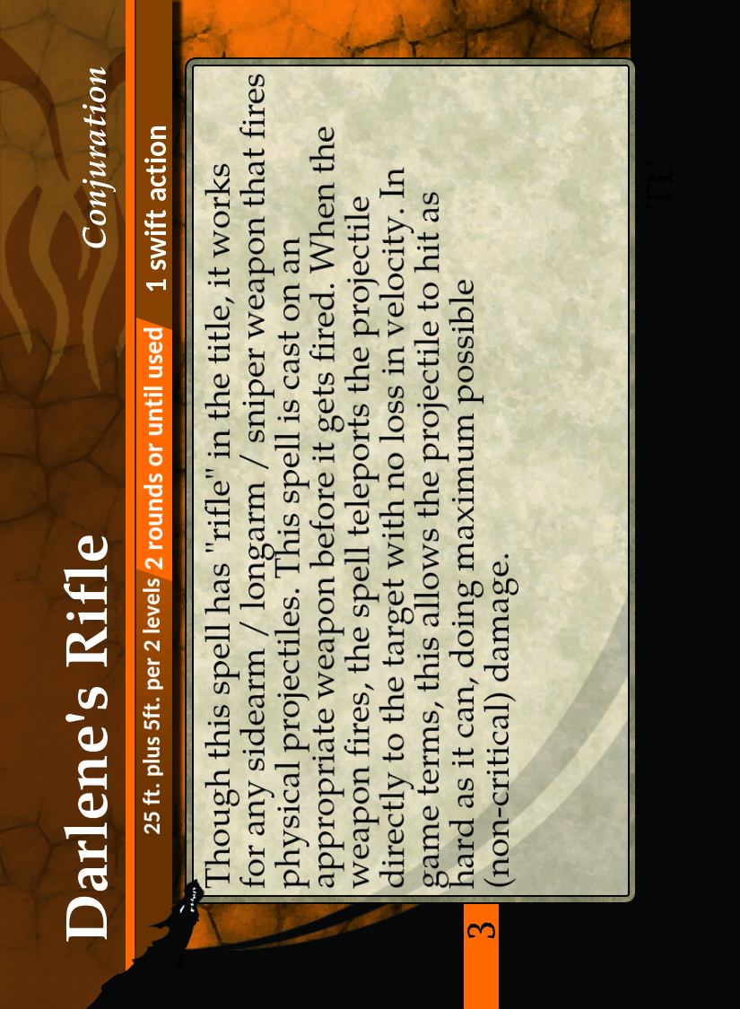 Darlene's Rifle - Custom Card - Platinum Dragon Productions | 5E ...