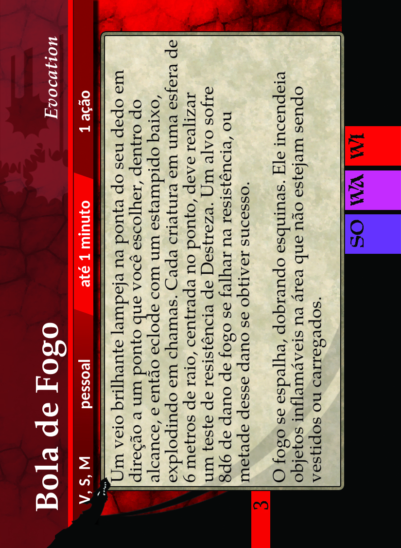 Bola De Fogo - Custom Card - Platinum Dragon Productions | 5E Community ...