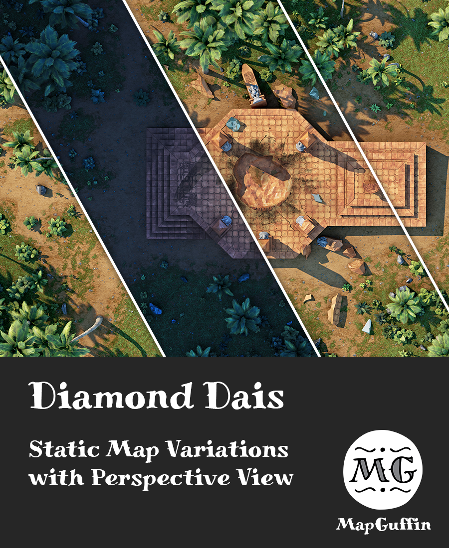 Jungle Dais - Static Map Variations with Perspective Views - MapGuffin ...