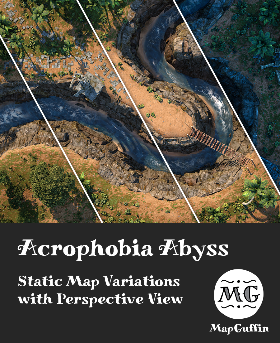 Acrophobia Abyss - Static Map Variations with Perspective Views ...
