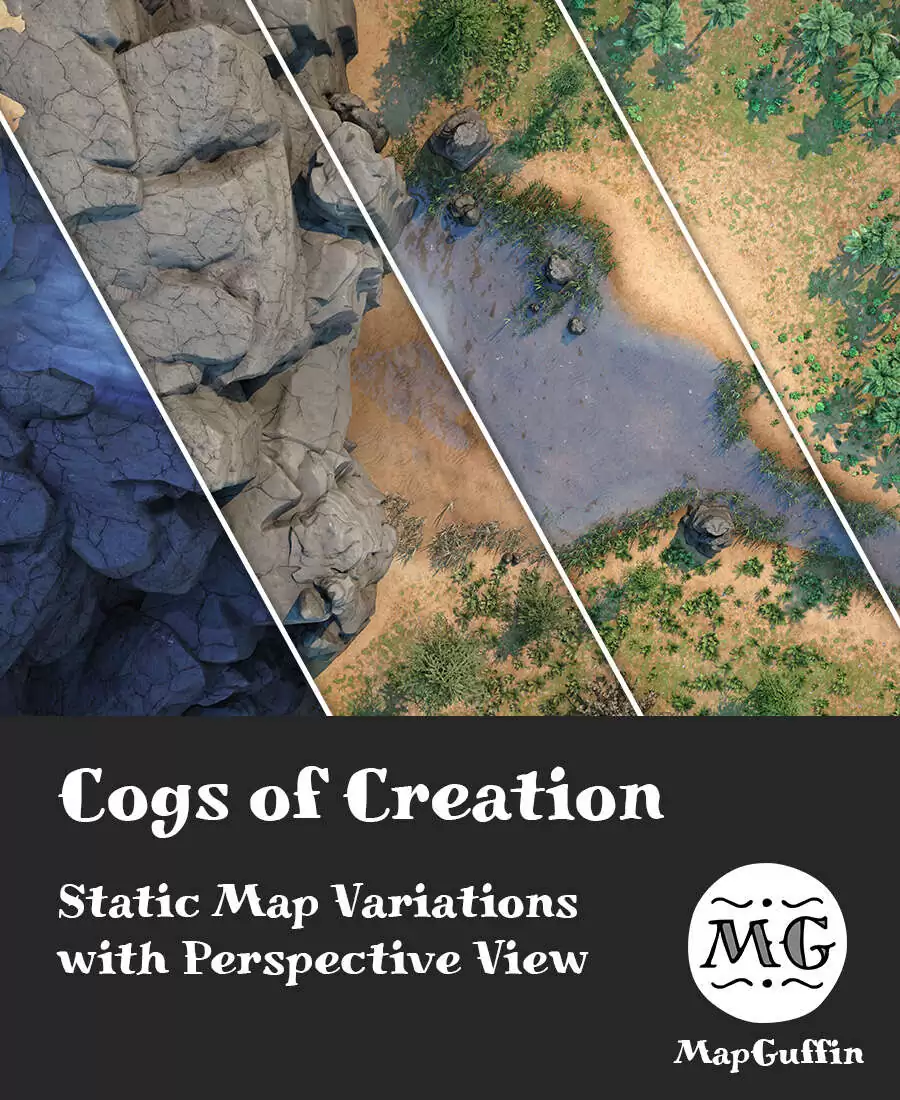 Concealed Cascade - Static Map Variations with Perspective Views ...