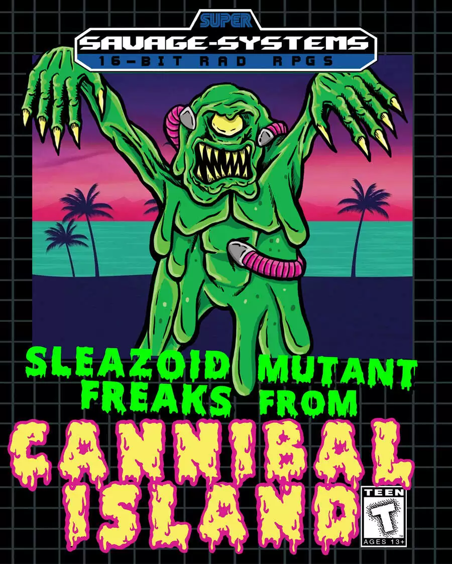 Sleazoid Mutant Freaks From Cannibal Island - Super Savage Systems ...