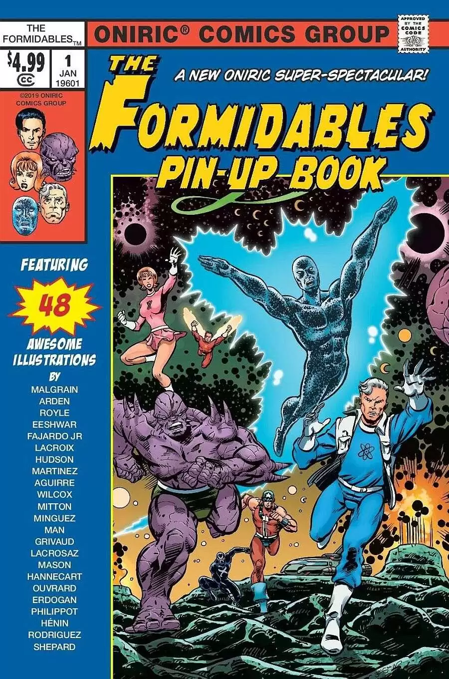 THE FORMIDABLES PIN-UP BOOK #1 - Oniric Comics | DriveThruRPG