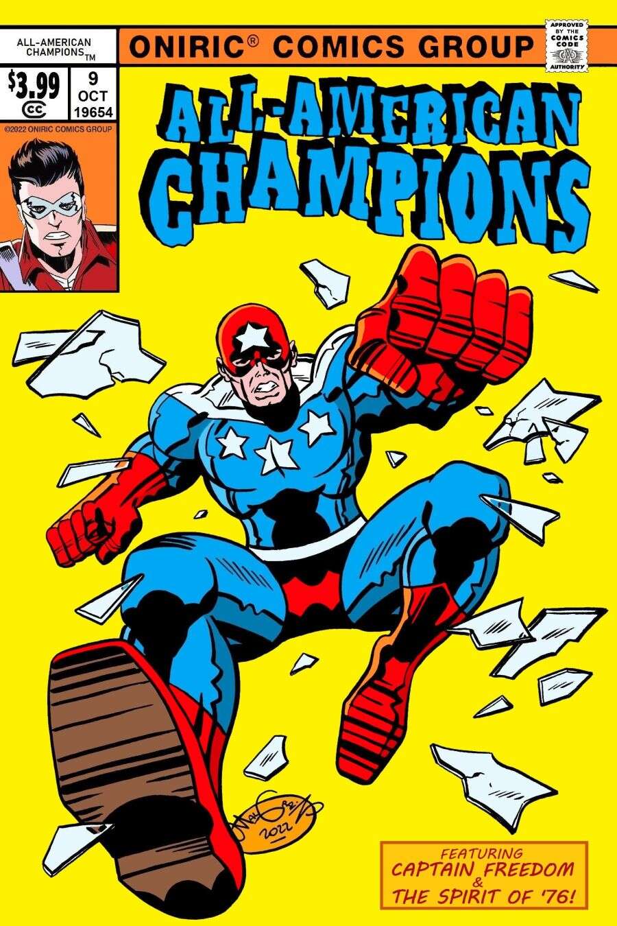 ALL-AMERICAN CHAMPIONS #9 - Oniric Comics | DriveThruRPG
