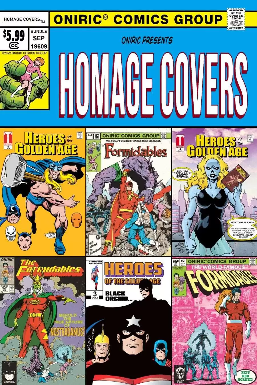 HOMAGE COVERS [BUNDLE] - Oniric Comics | DriveThruRPG