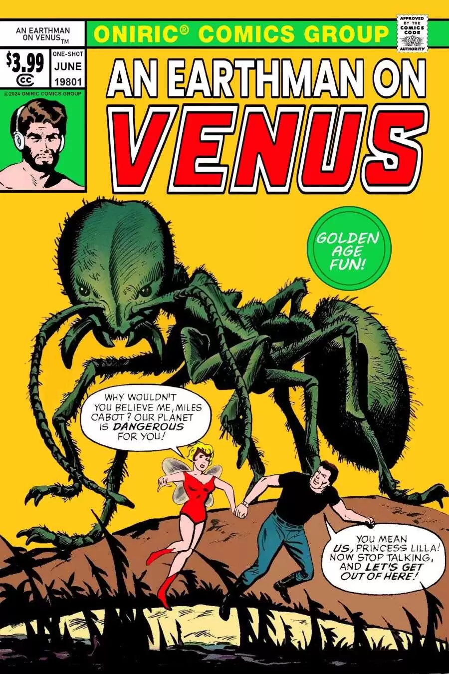An Earthman on Venus - Oniric Comics | DriveThruRPG