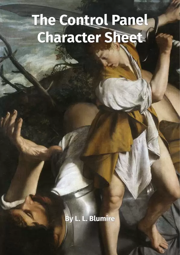 The Control Panel Character Sheet - Lucille L. Blumire | DriveThruRPG