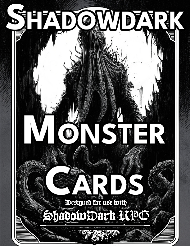 Monster Cards for Shadowdark RPG - Taylor Seely-Wright | DriveThruRPG