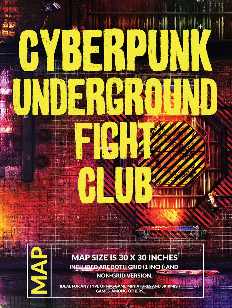 Cyberpunk Underground Fight Club - Lion Banner Games | DriveThruRPG
