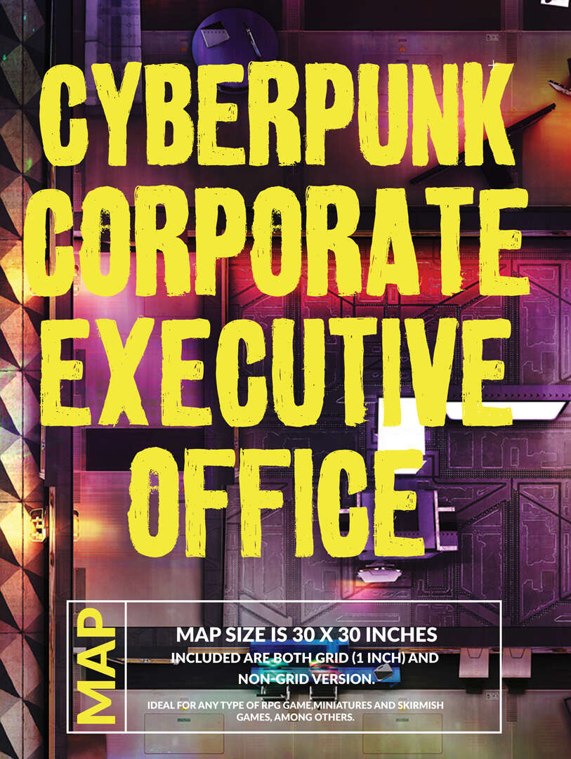 Cyberpunk Corporate Executive Office - Lion Banner Games | DriveThruRPG